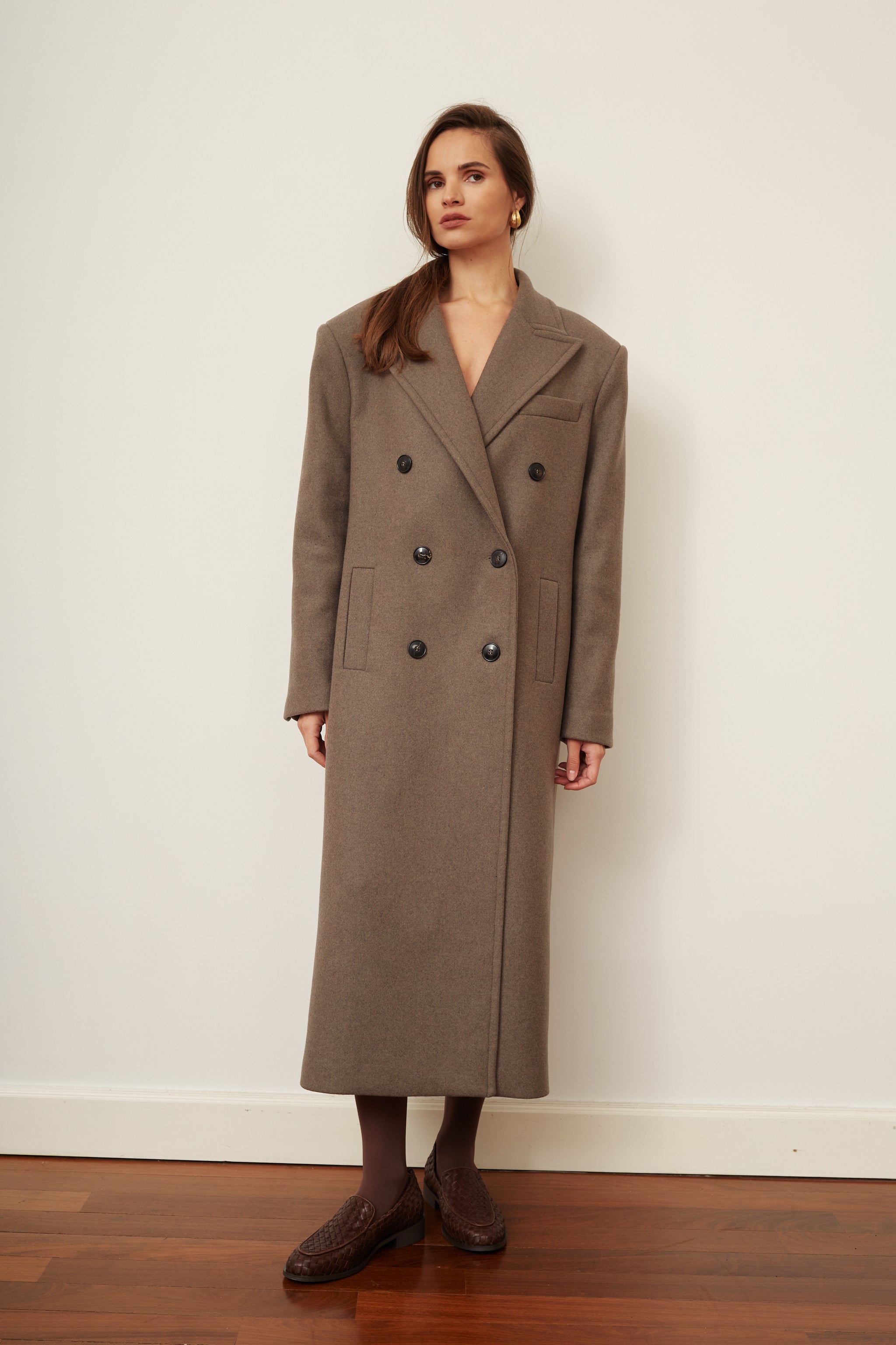 Gabriel coat dark beige